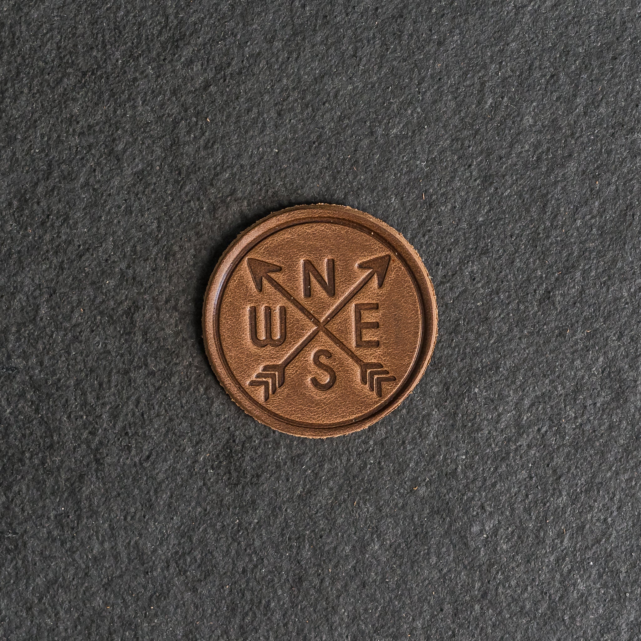 Buy Compass Rose Leather Patch with Hook – Ox & Pine