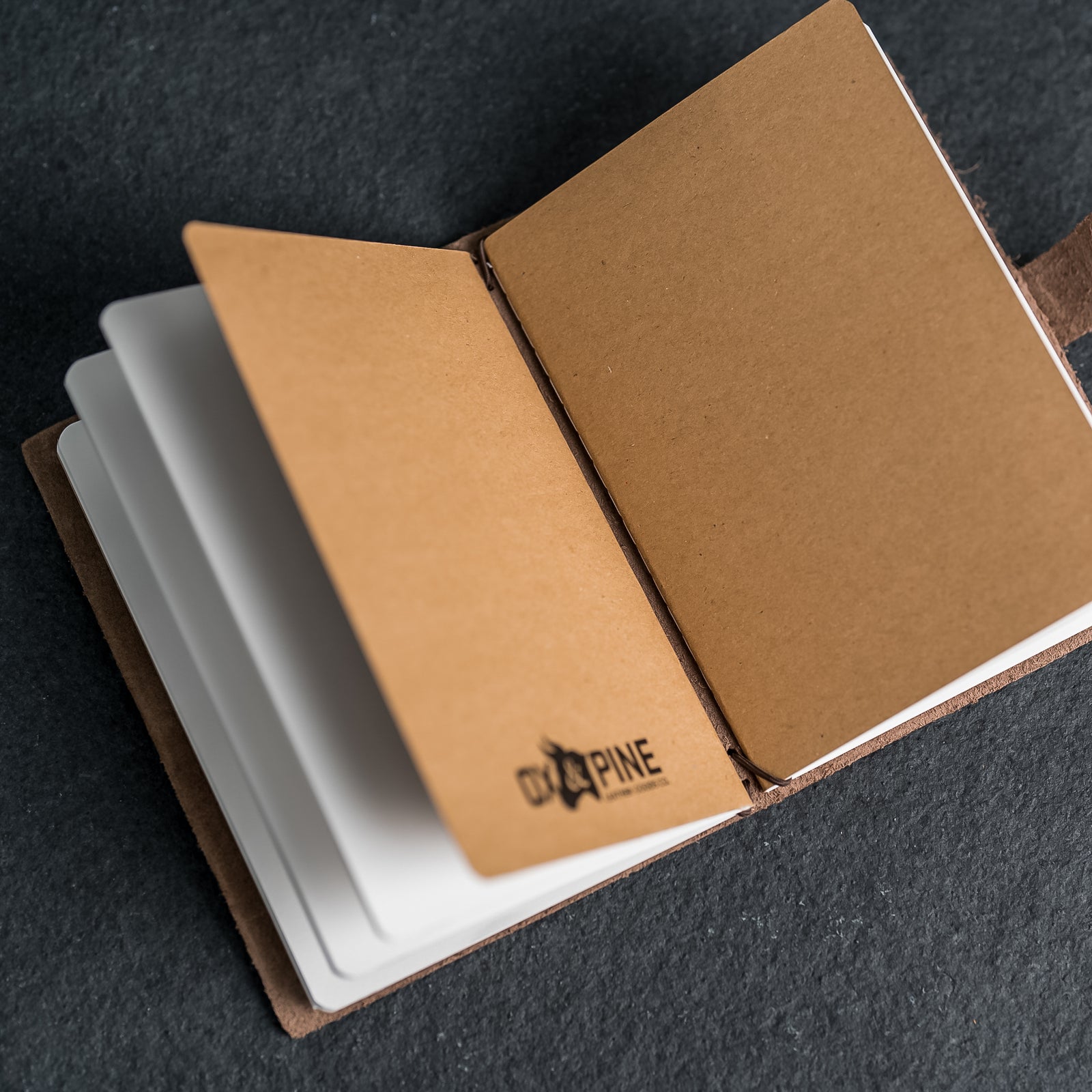 Refillable Leather Adventure Journal with Buckle Closure | Personalize