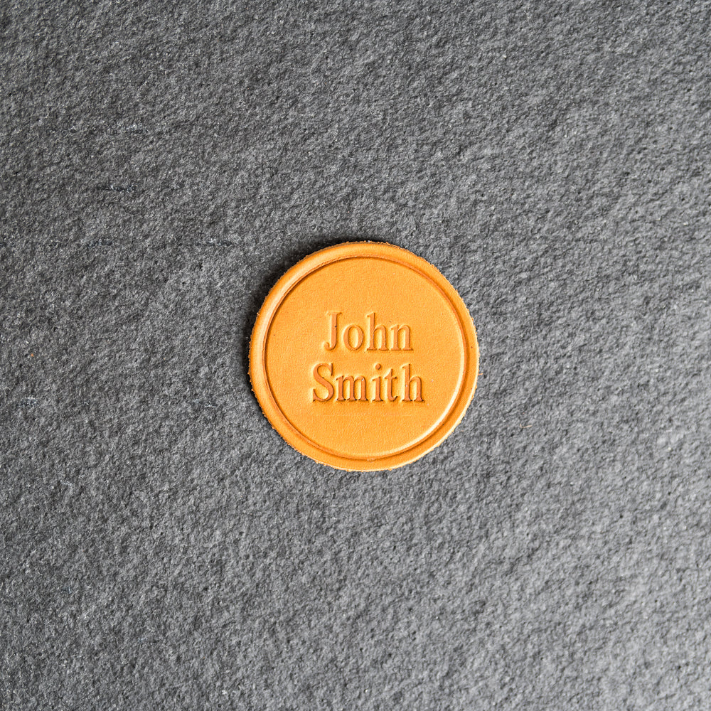 Custom Leather Patches - Blank or Personalized w/ Logo, Initials