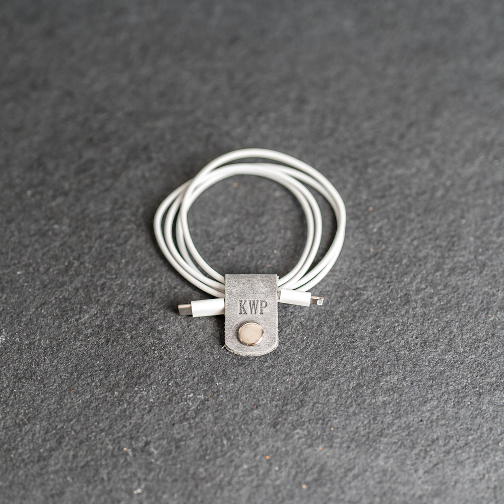 Small Leather Cord Wrap for Small Cords or Headphones – Ox & Pine