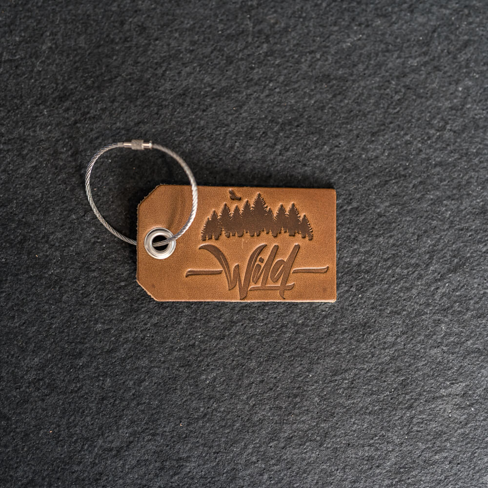 Wild Leather Luggage Tag – Ox & Pine