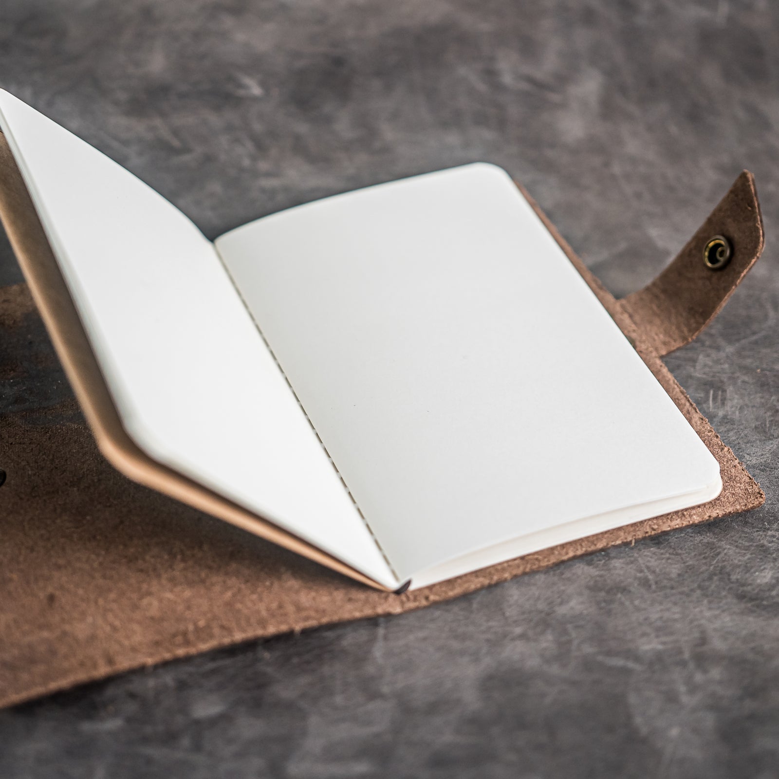 Refillable Leather Adventure Journal with Snap Closure – Ox & Pine