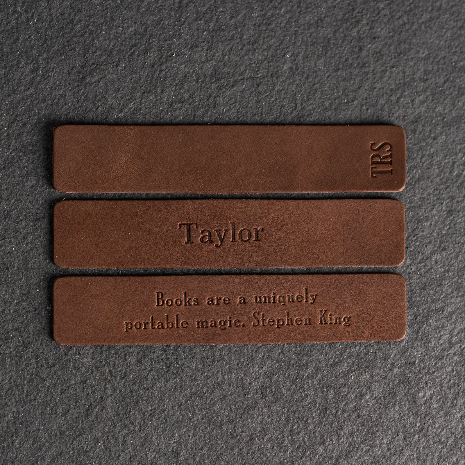 Buy Personalized Premium Leather Bookmark Gift – Ox & Pine