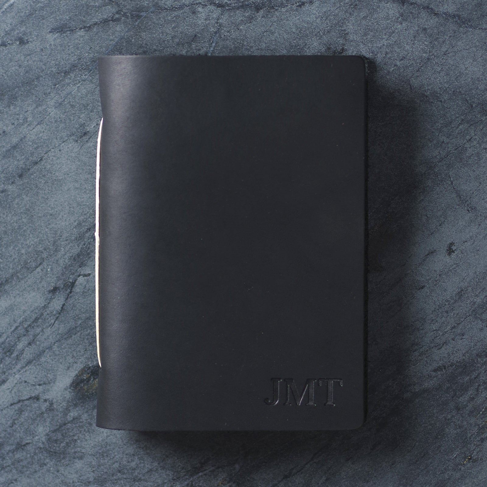 Classic Personalized Leather Pocket Journal – Ox & Pine