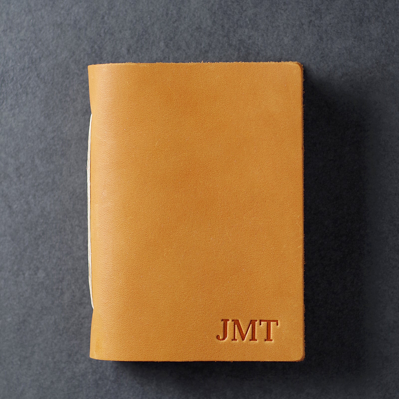 Classic Personalized Leather Pocket Journal